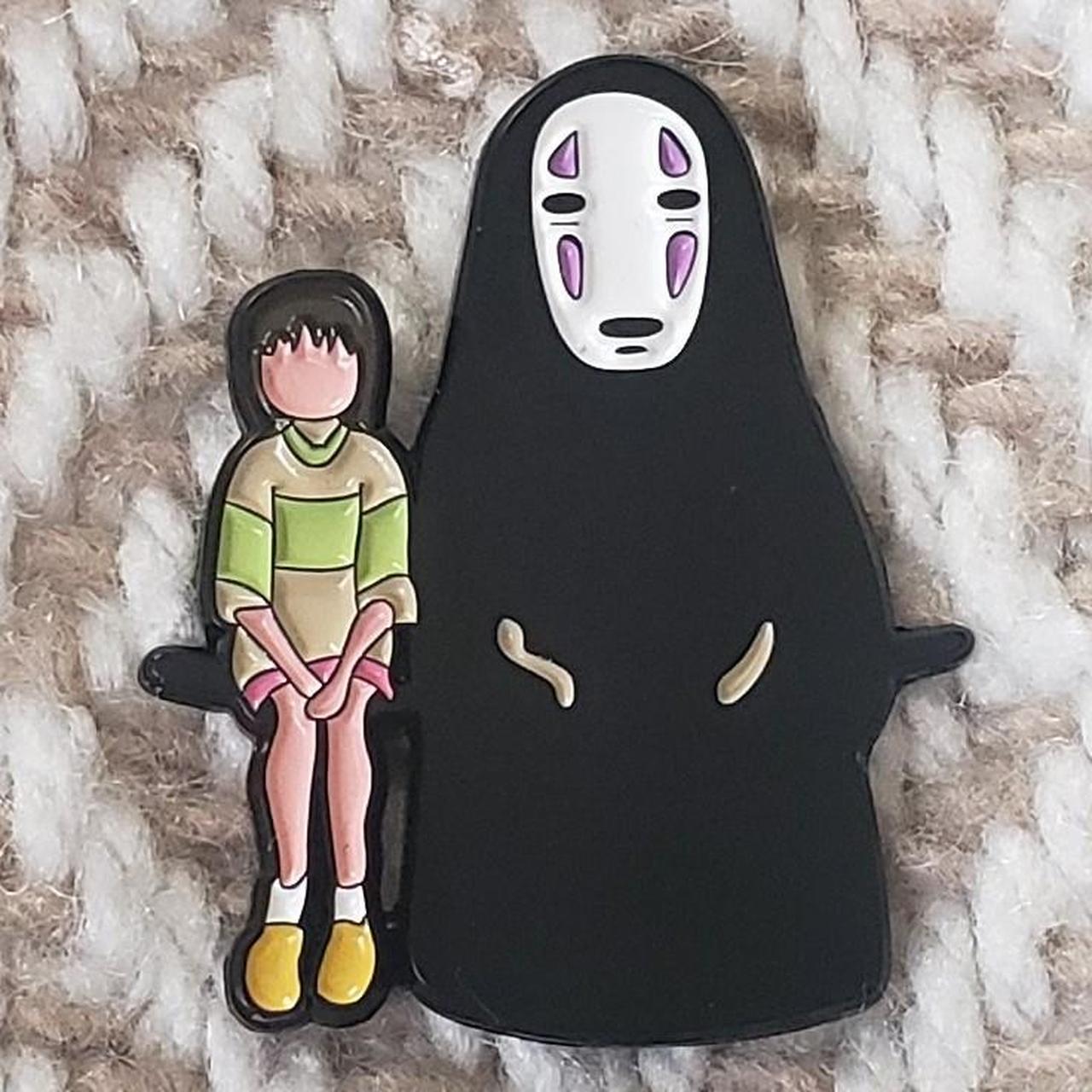 Spirited Away Chihiro & No Face Pin --->minor... - Depop