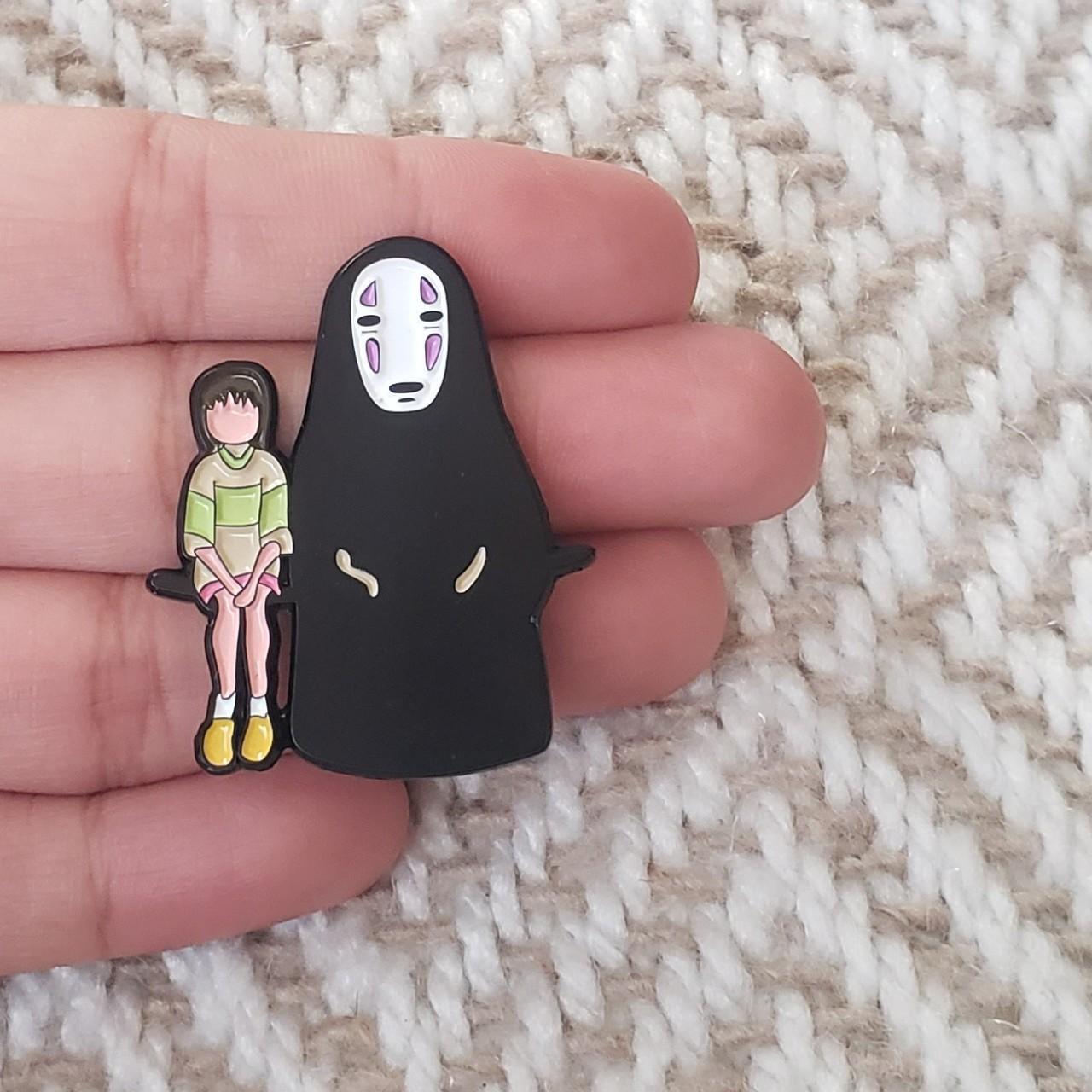 Spirited Away Chihiro & No Face Pin --->minor... - Depop