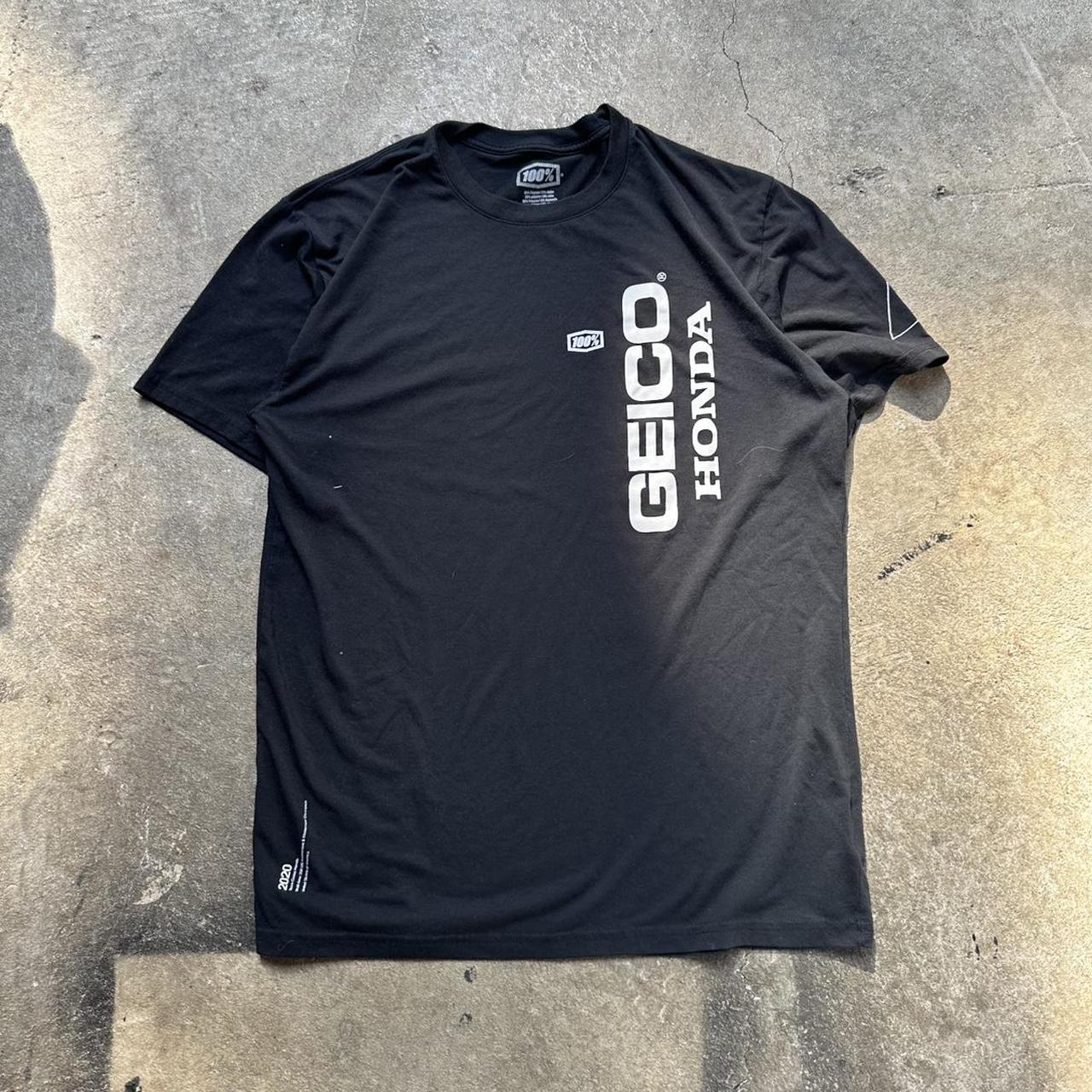 Geico x Honda racing t-shirt Size large #vintage... | Depop