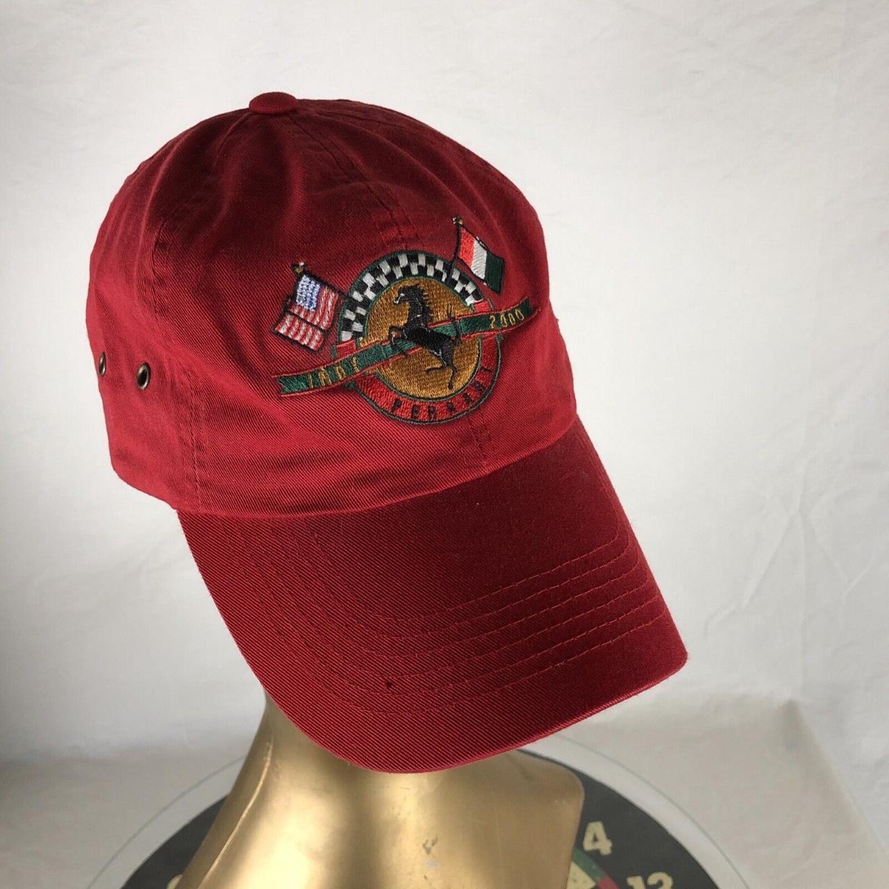 Ferrari Men's Red Hat | Depop