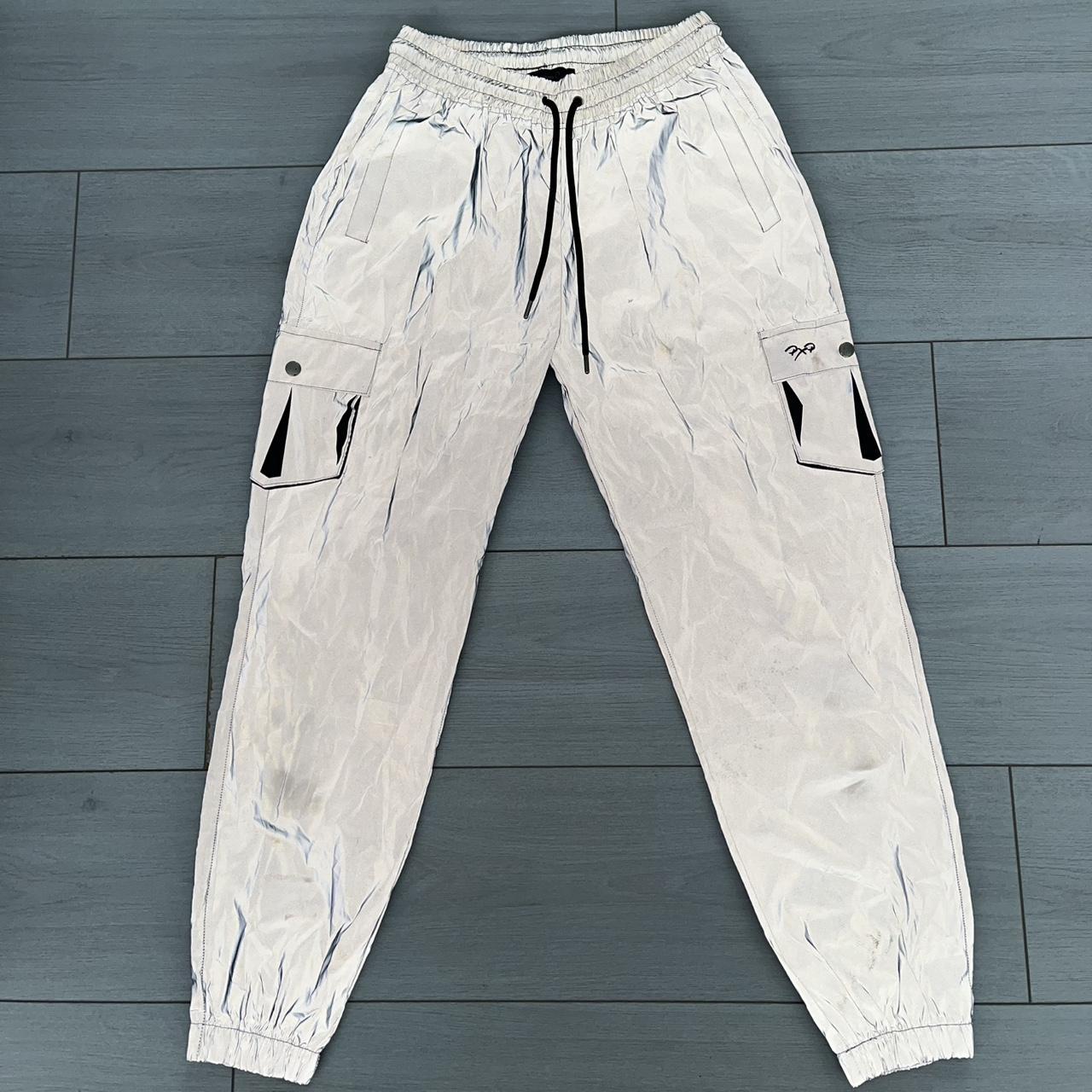 Project X Paris grey fluorescent tracksuit bottoms |... | Depop