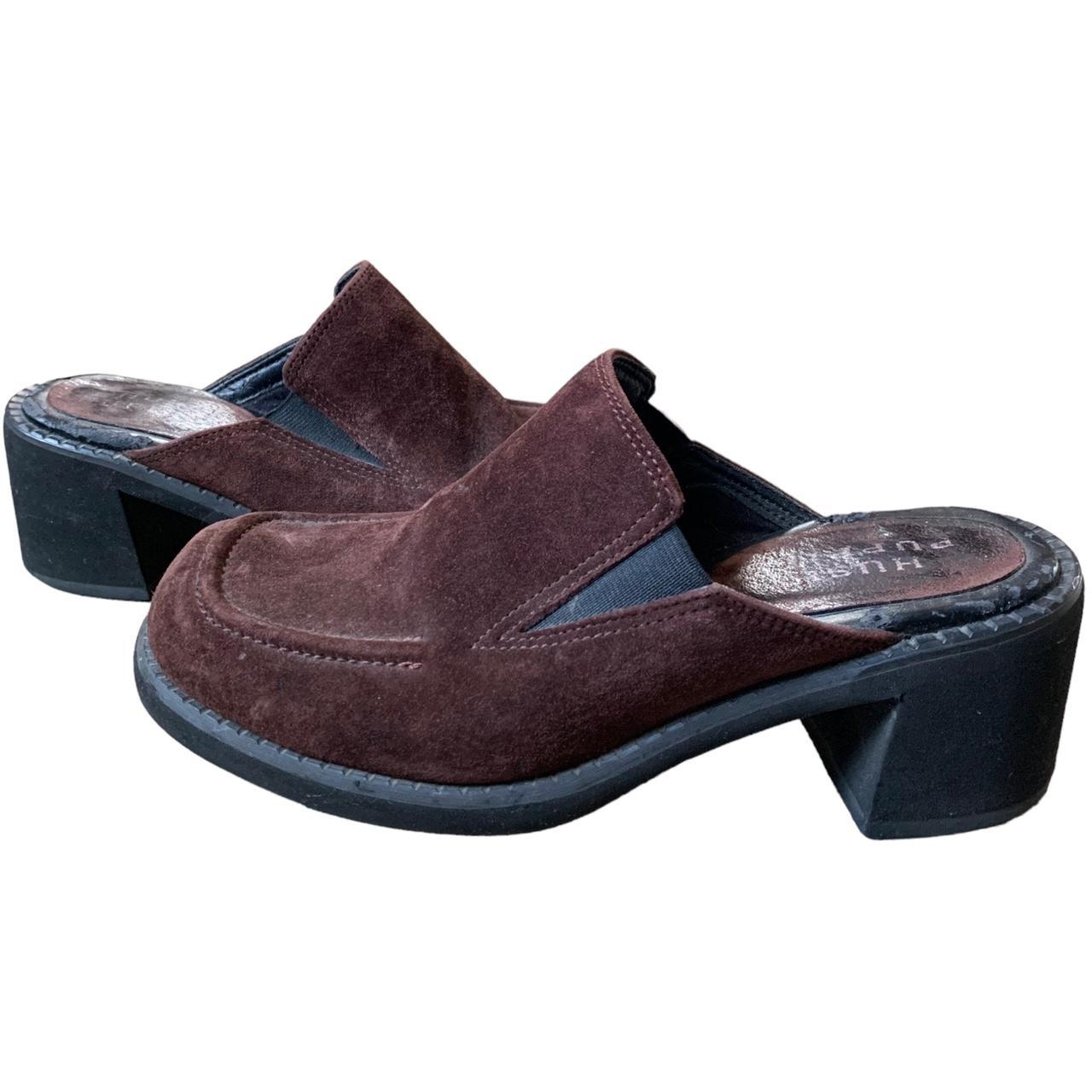 Hush Puppies Women's Brown Mules | Depop