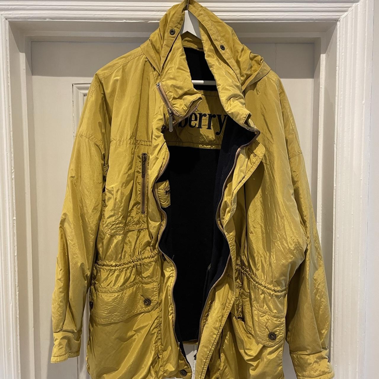 Burberry london yellow jacket Mens XL Authentic... - Depop