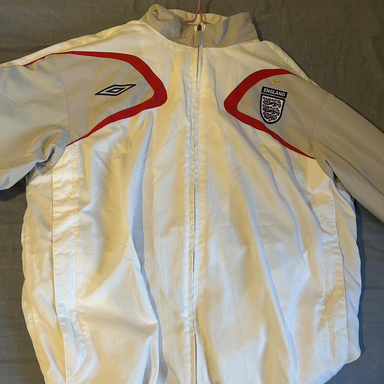 ENGLAND Football RETRO 2006-2008 Rain Jacket UMBRO... - Depop