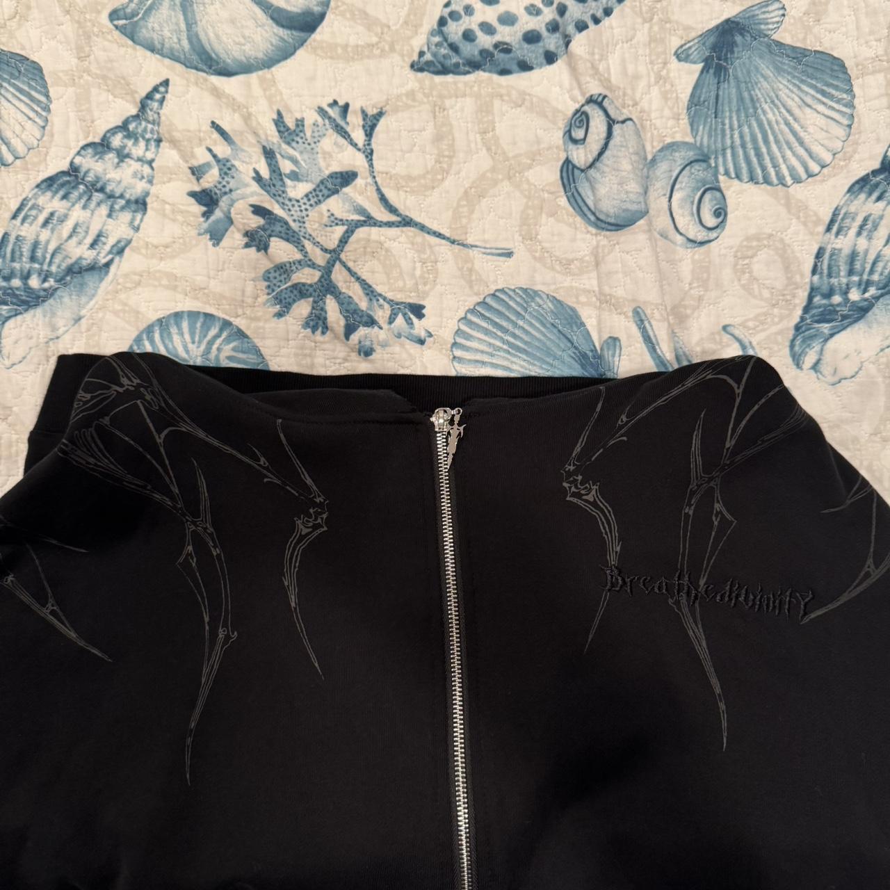 breathe divinity venom oversized zip up hoodie in... | Depop