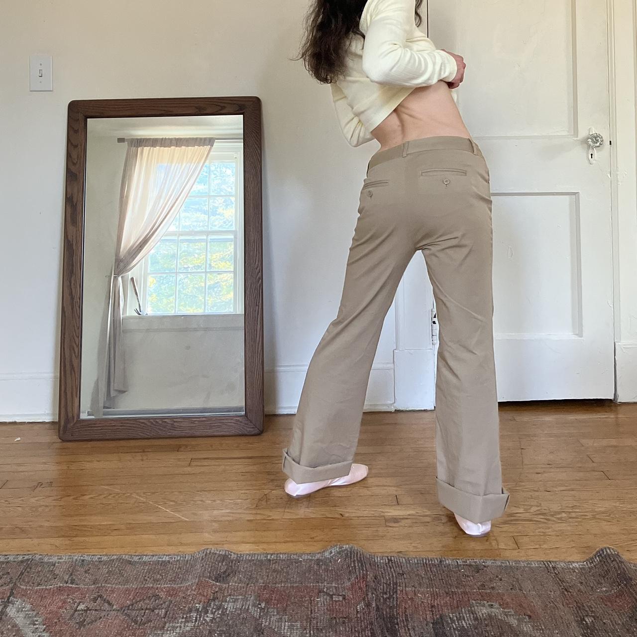 Body by Victoria “The Christie Fit” low-rise stretch... | Depop