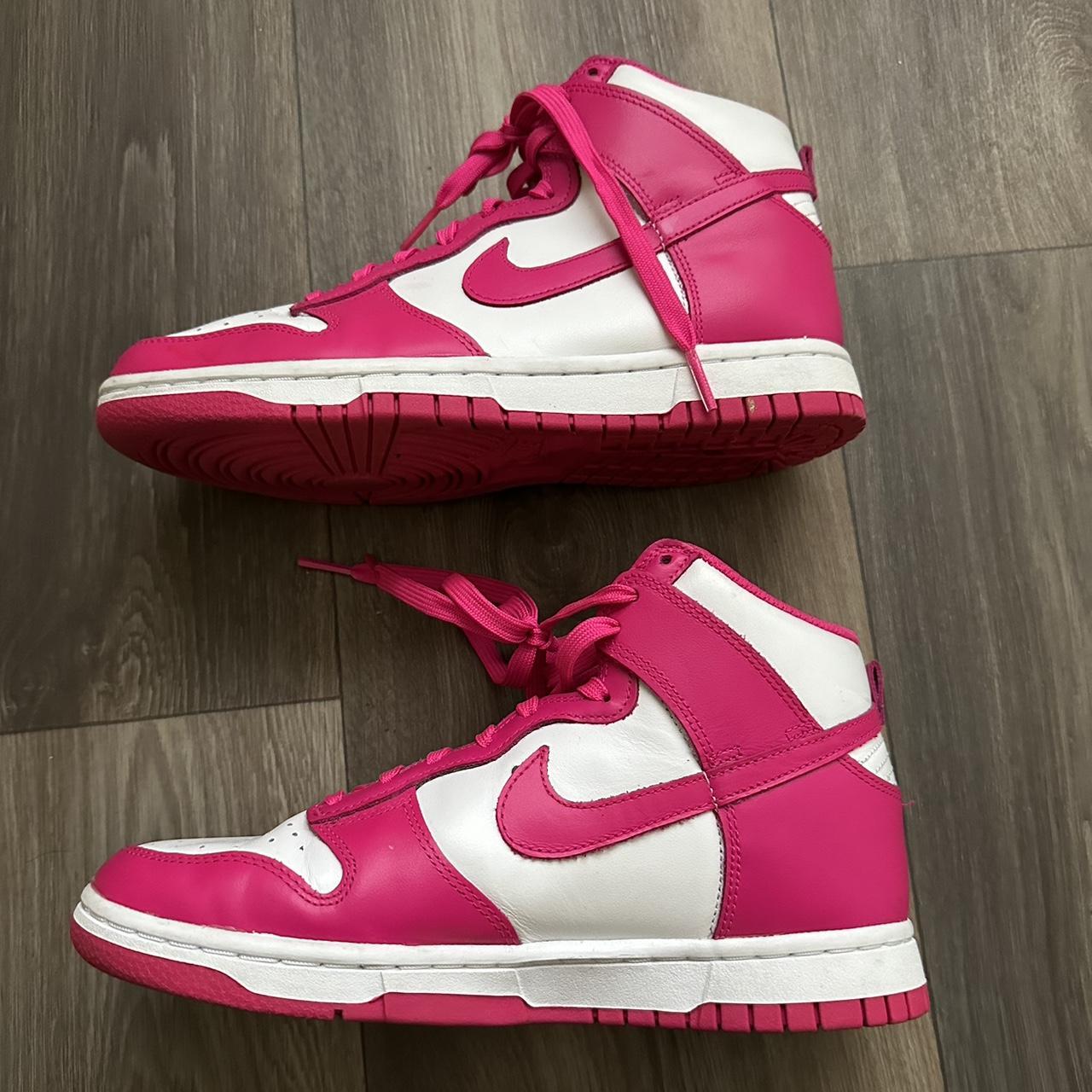 Nike Dunk High Pink Prime Size (US 7... - Depop