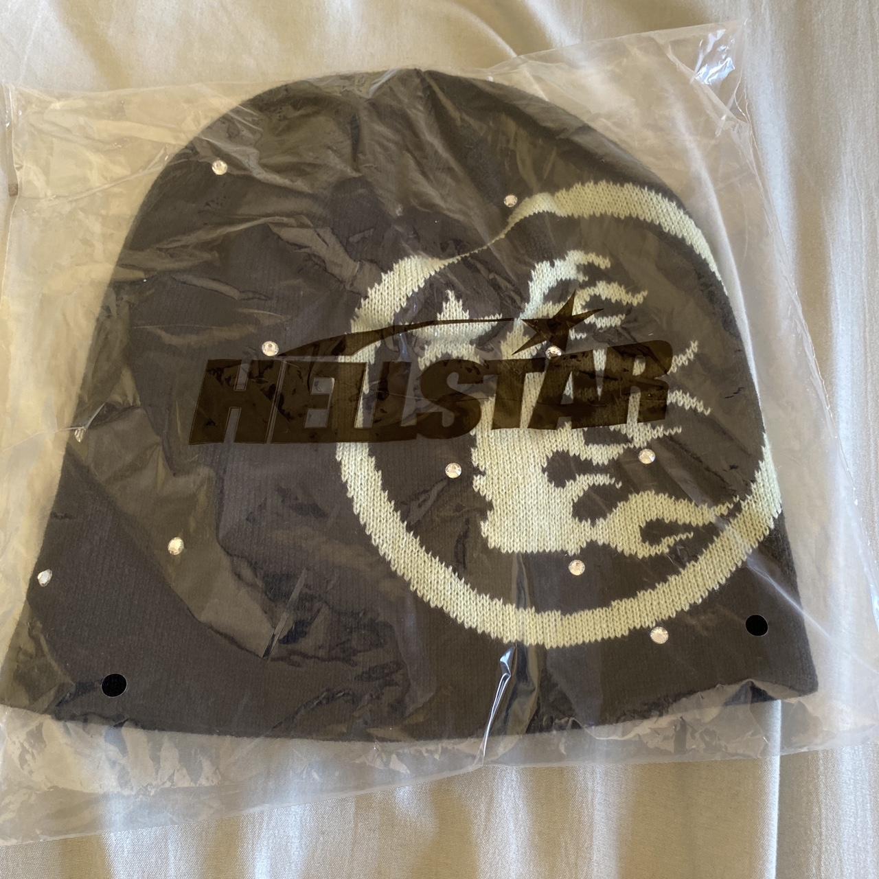 Hellstar Glow in the dark Beanie cap beenie Bust... - Depop
