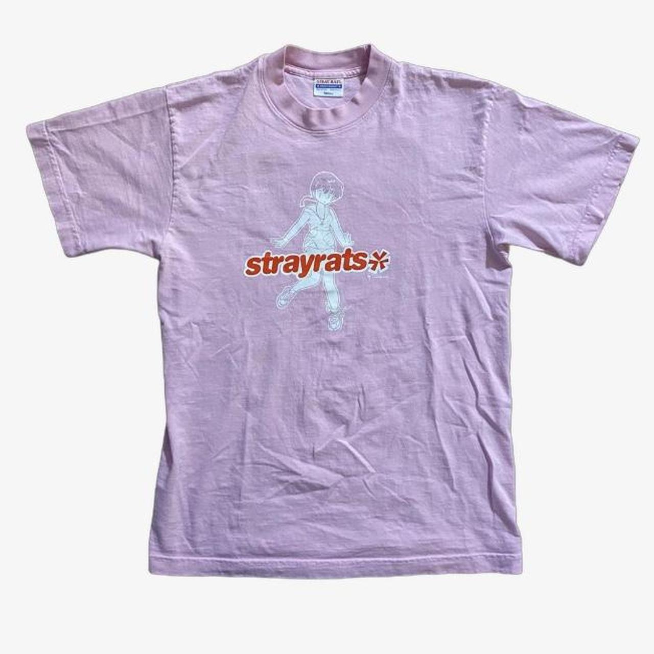 Stray Rats Men's Pink T-shirt | Depop