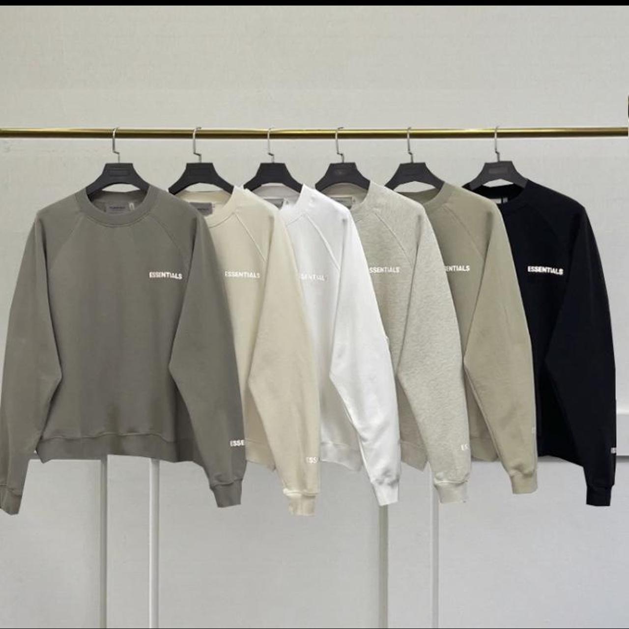 ESSENTIALS “ fear of god “ crew neck sweatshirt.I... - Depop