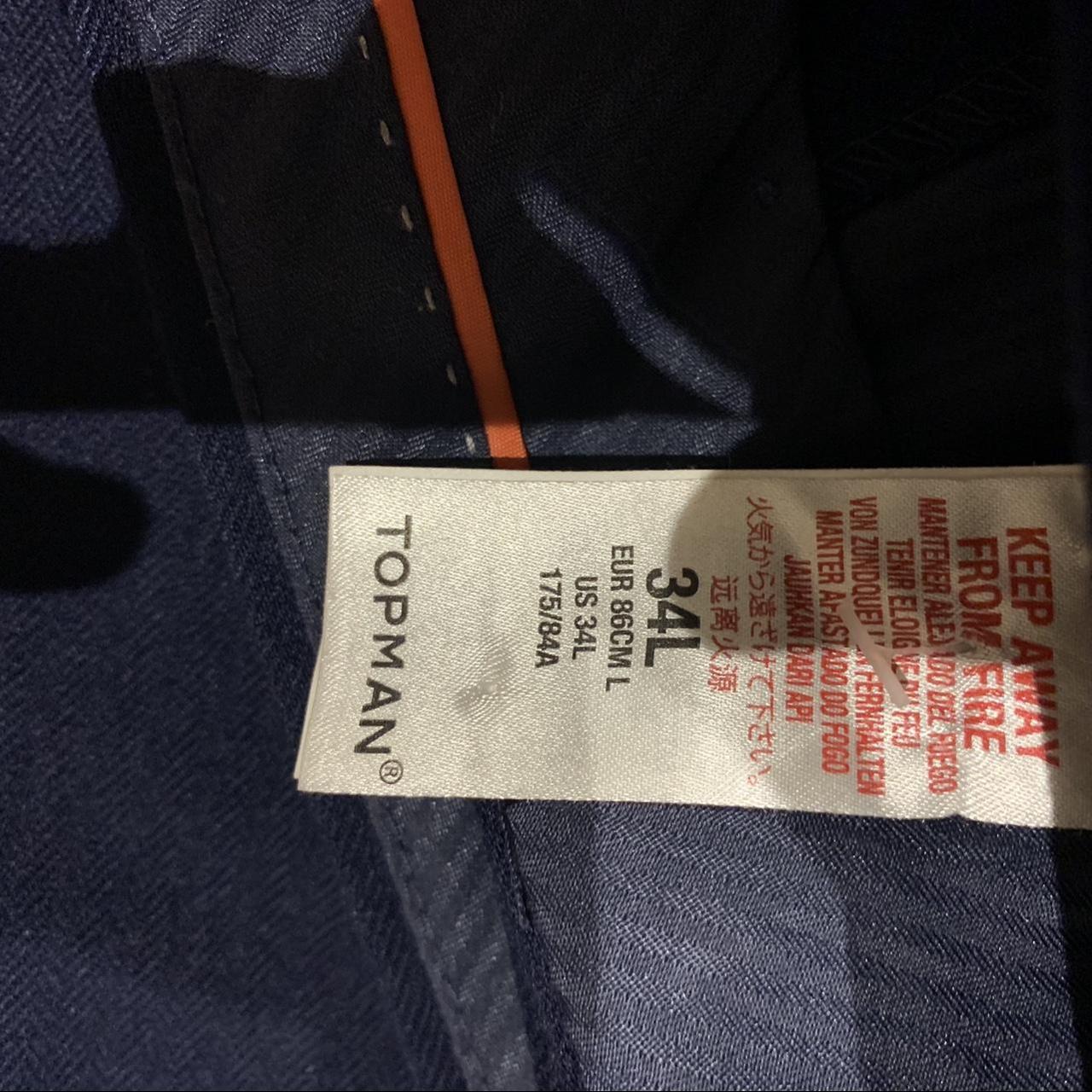 Nearly new!! Men’s skinny Topman suit Chest - 40... - Depop