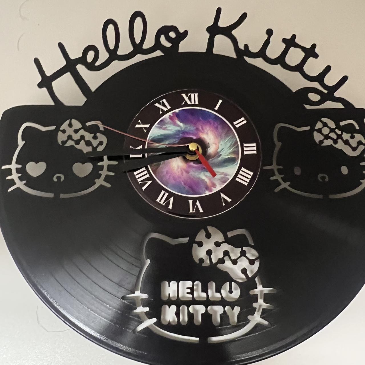 hello kitty record label clock - Depop