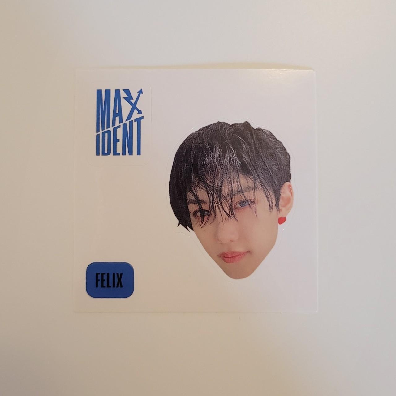 stray kids felix maxident face sticker instant buy... - Depop