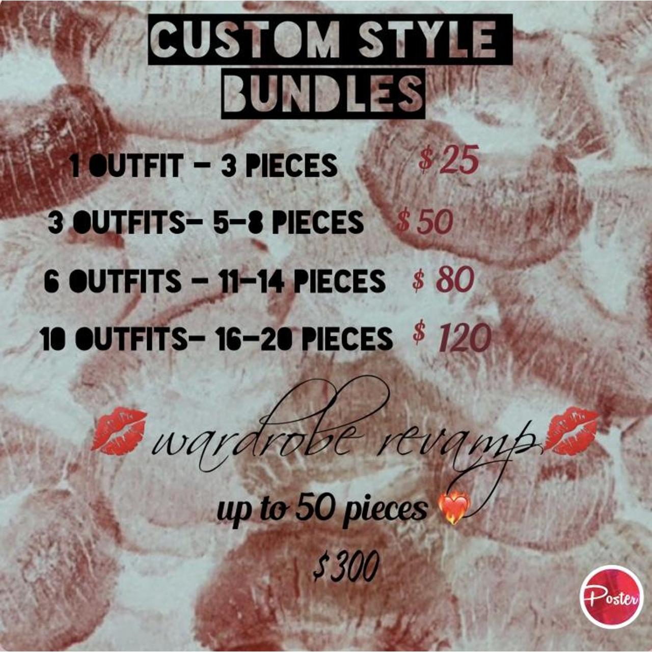 new affordable style bundles💋🎸🖤 any style and size... - Depop