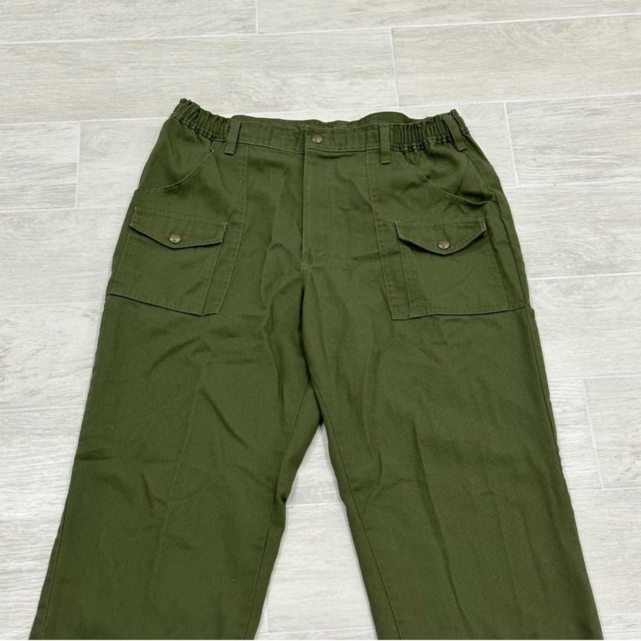 Vintage Boy Scouts of America BSA Green Cargo... | Depop