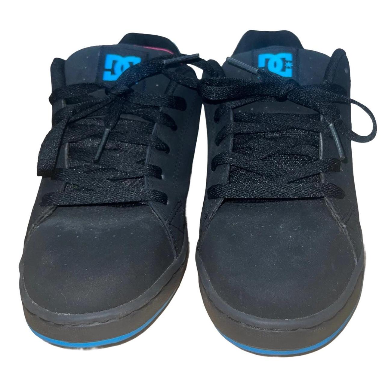 super rare vintage dc shoe co multi color cyber y2k... - Depop