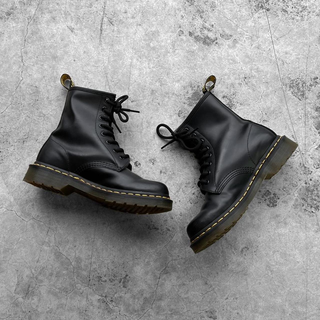 🦇 Doc Marten Dr. Martens 1460 Womens Leather Lace Up... - Depop