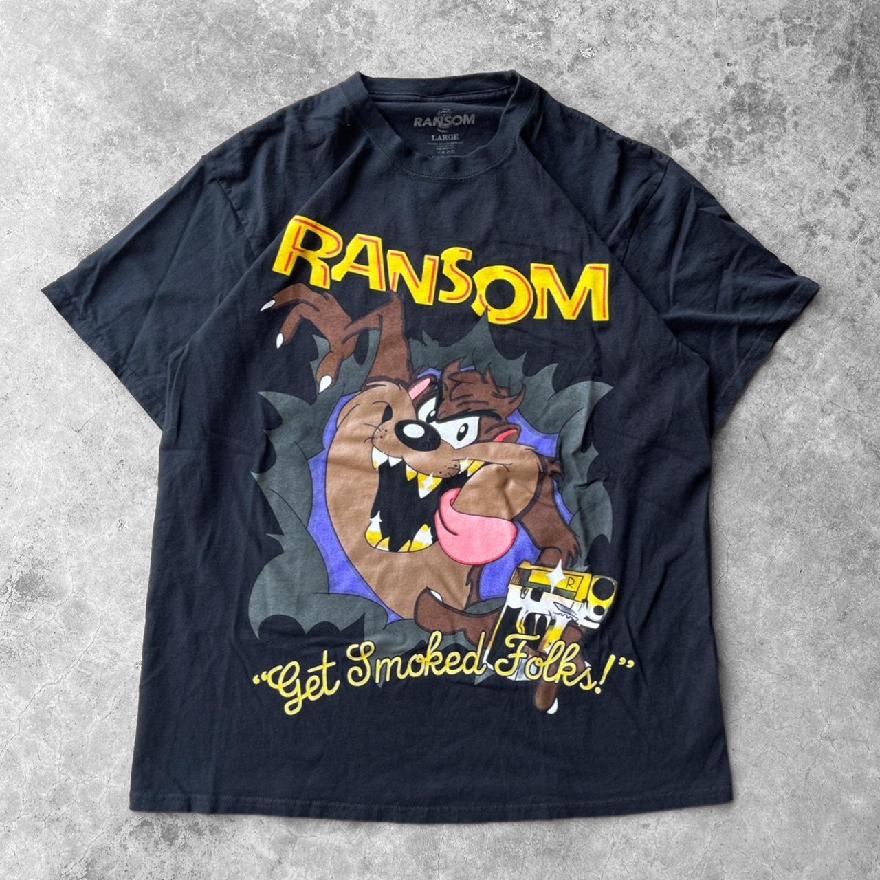 Ransom Taz Shirt Size - Tagged L Measurements -... - Depop