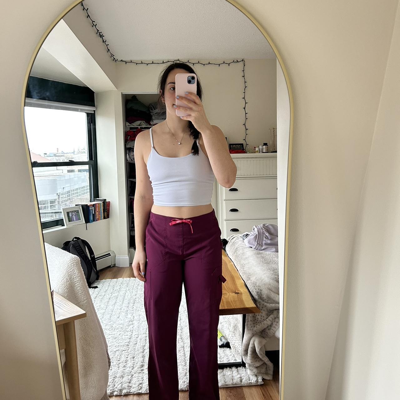 Carhartt Fuschia Scrub Bottoms I’m a size 8/10 and... - Depop