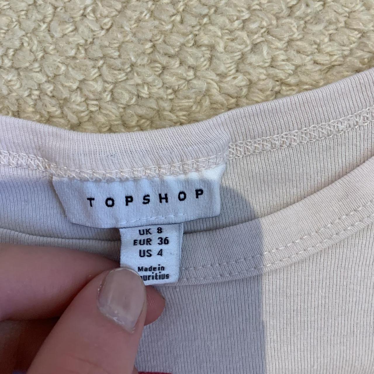 Topshop Baby Tee 🤩 Great condition, size 8, ready... - Depop