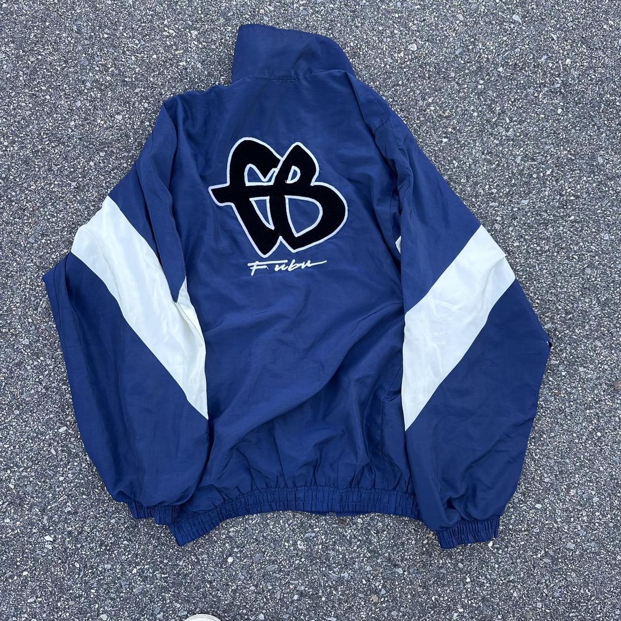 Vintage 90s Made In USA. FUBU zip up in a good... - Depop