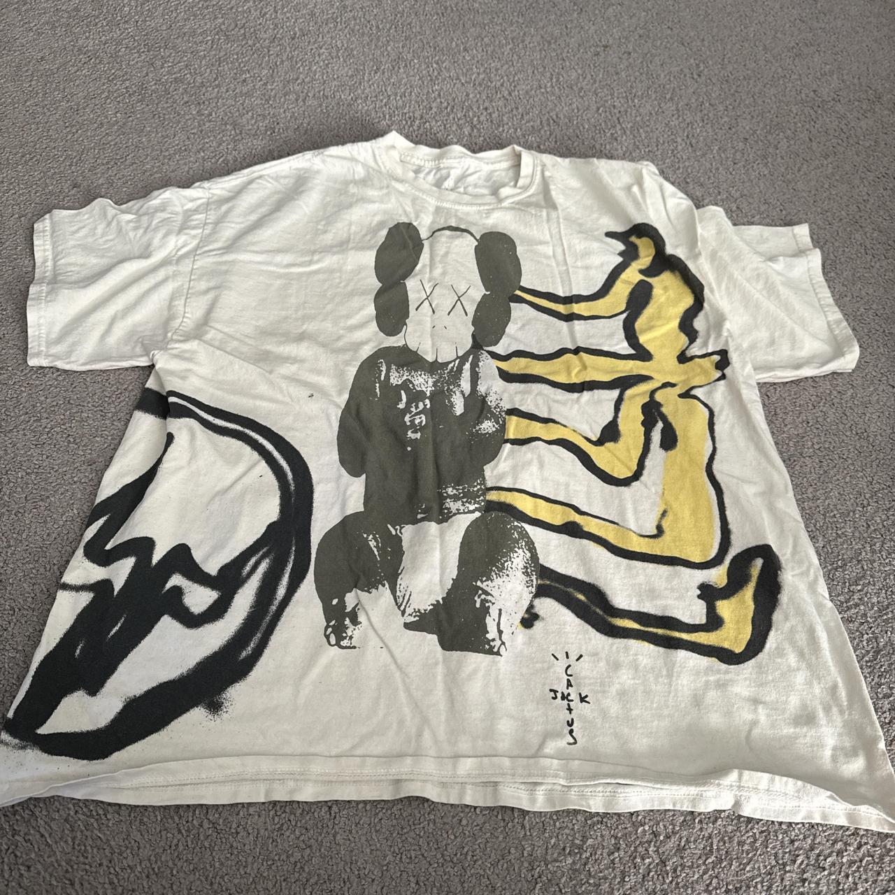 Travis Scott x Kaws x Fragment Tee XL 24 x 28 | Depop