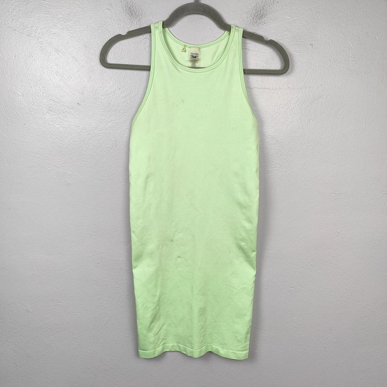 Aritzia TNA Body Kaplan Dress Womens Small Green... | Depop