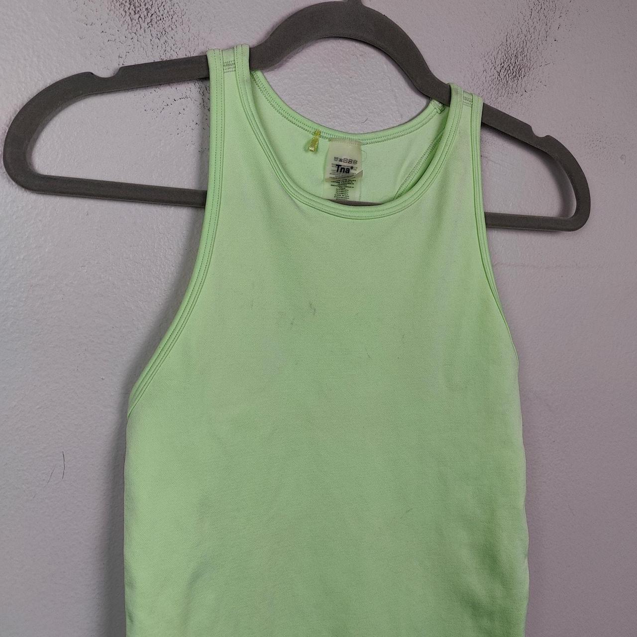 Aritzia TNA Body Kaplan Dress Womens Small Green... | Depop