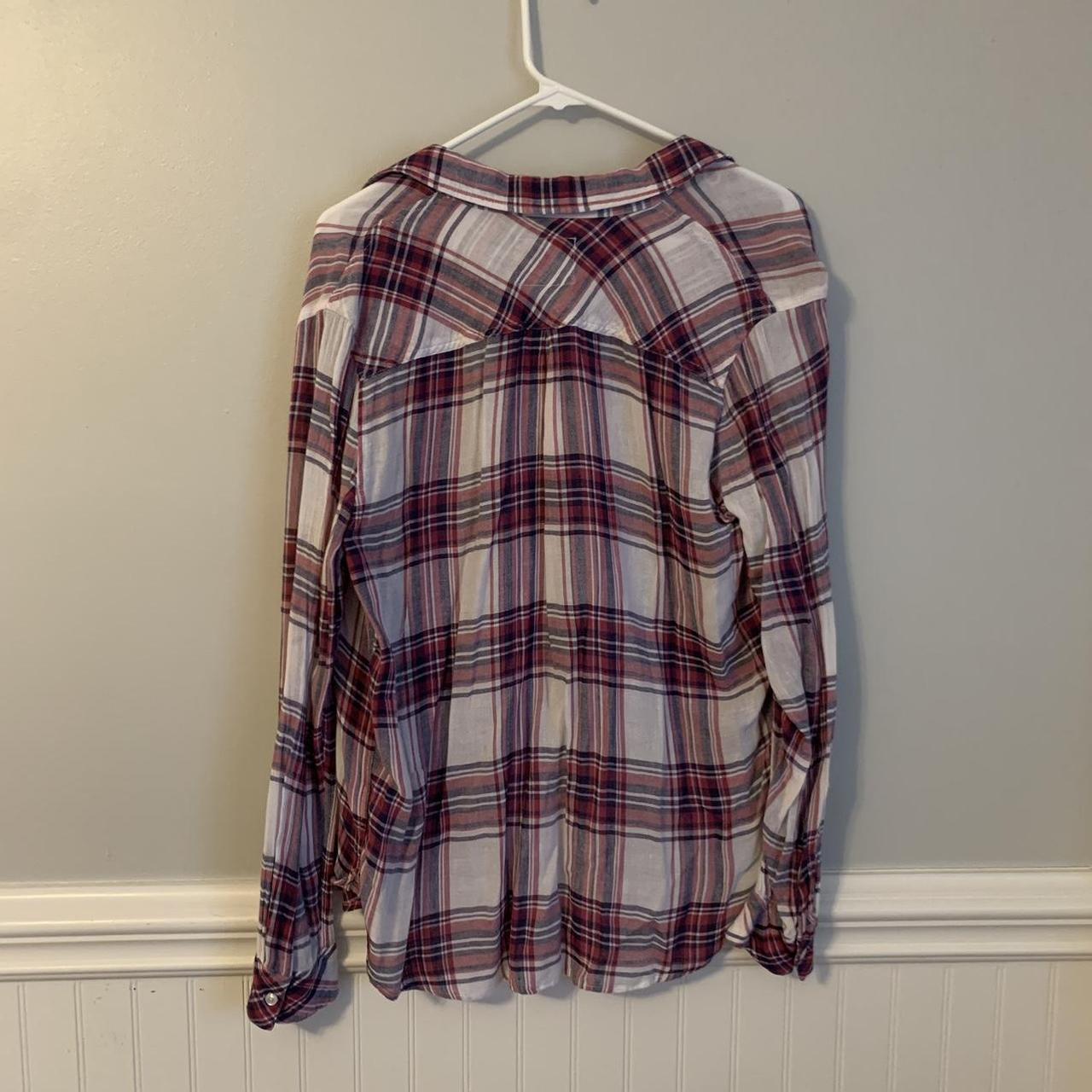FLANNEL-RAILS SIZE MEDIUM #flannel #soft #flowy... - Depop