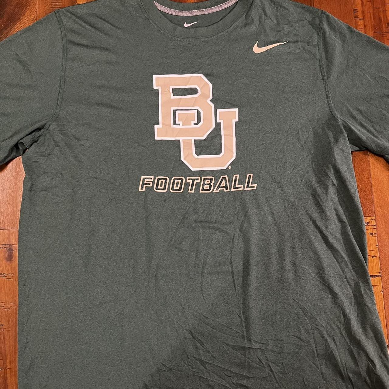 nike BU university tee dri fit great condition no... - Depop