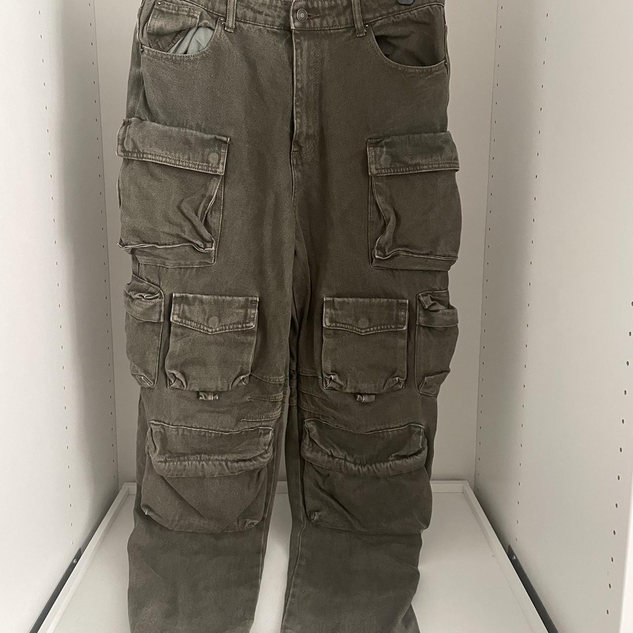 Jaded london khaki cargos Relaxed fit and clear... - Depop