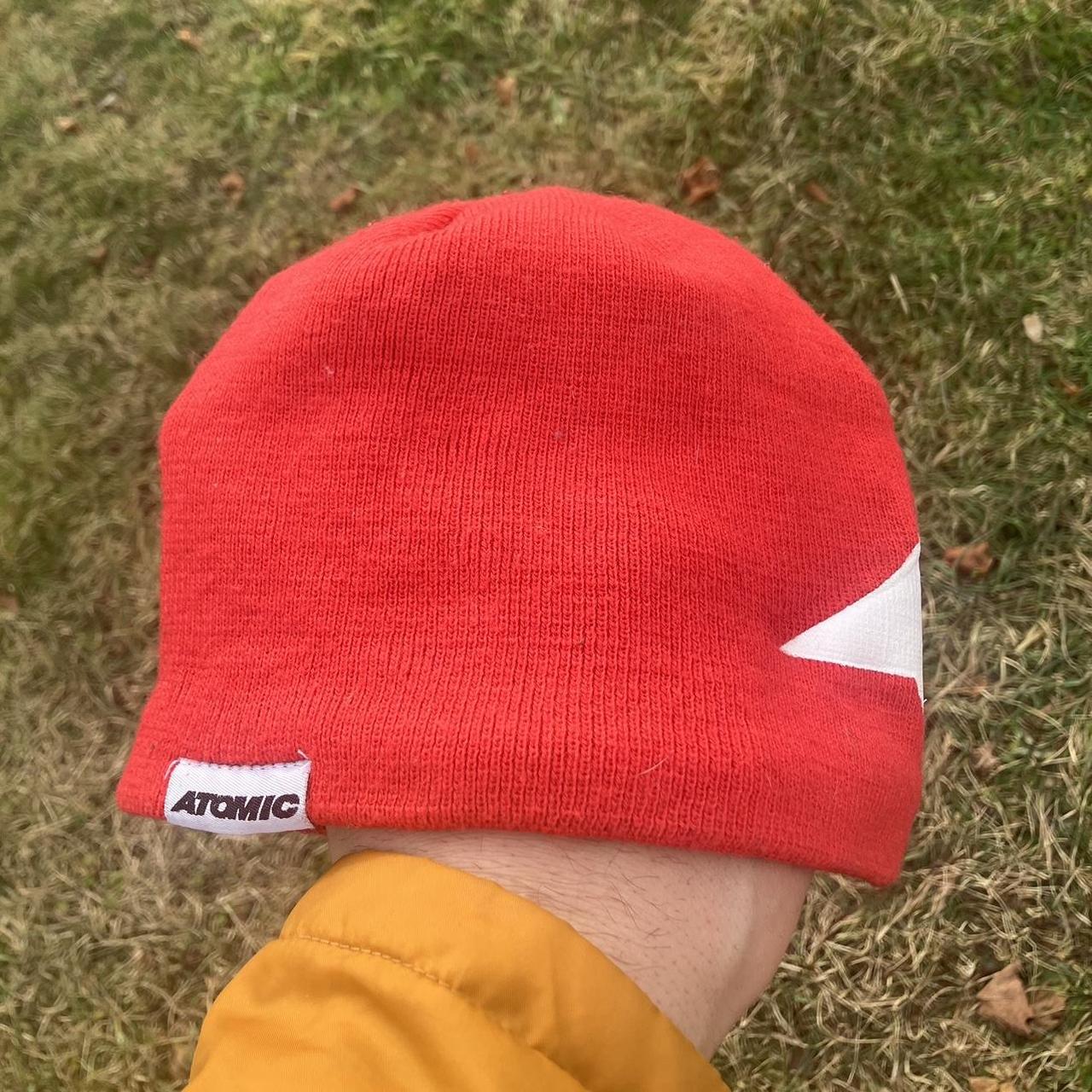 Atomic Fleece Lined Hat - Depop