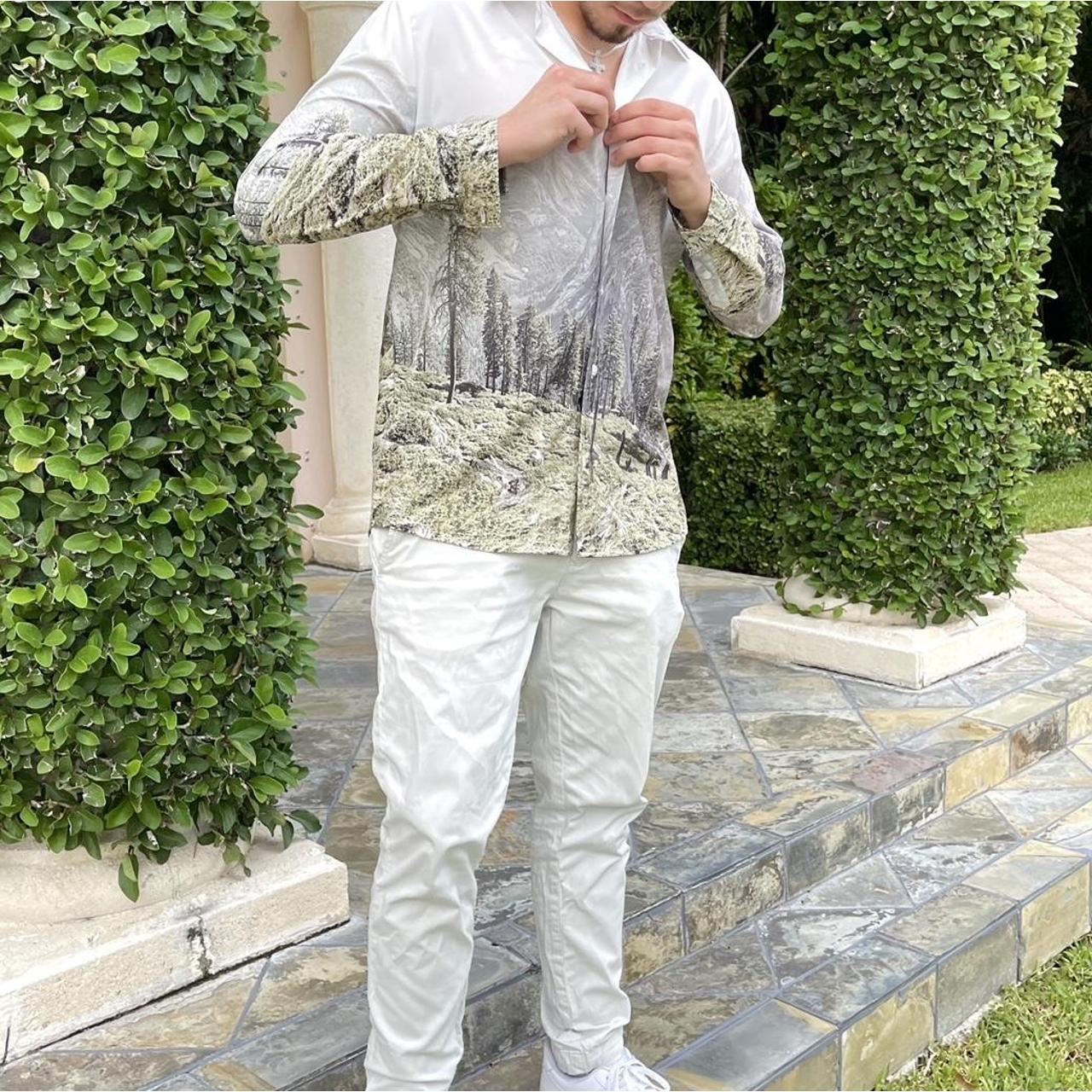 Zara “Paint the Silence” Nature Inspired Men’s... | Depop