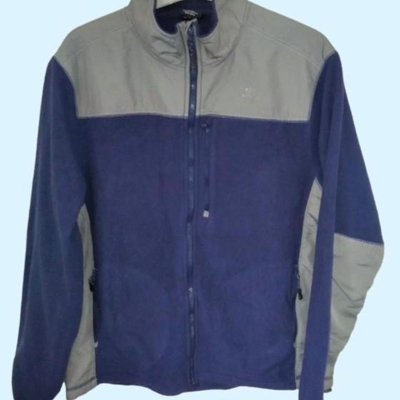 Retro Starter shell fleece zipper jacket UK size... - Depop