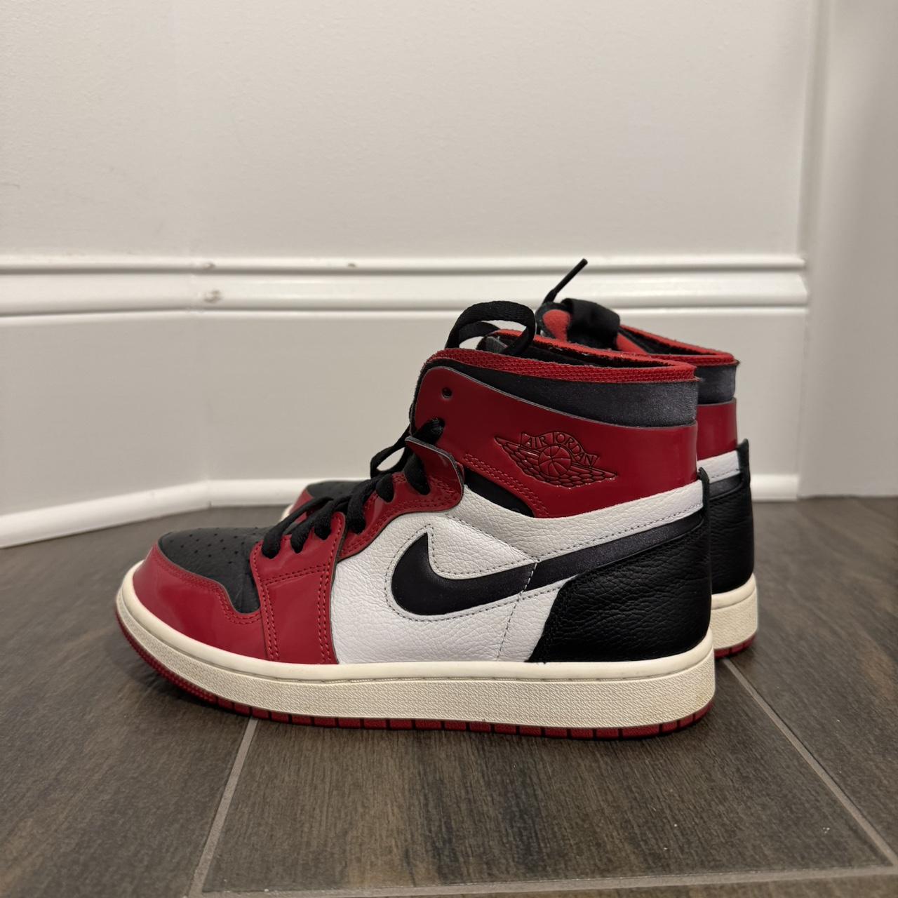 Nike Air Jordan 1 High red, black, and white. Worn... | Depop