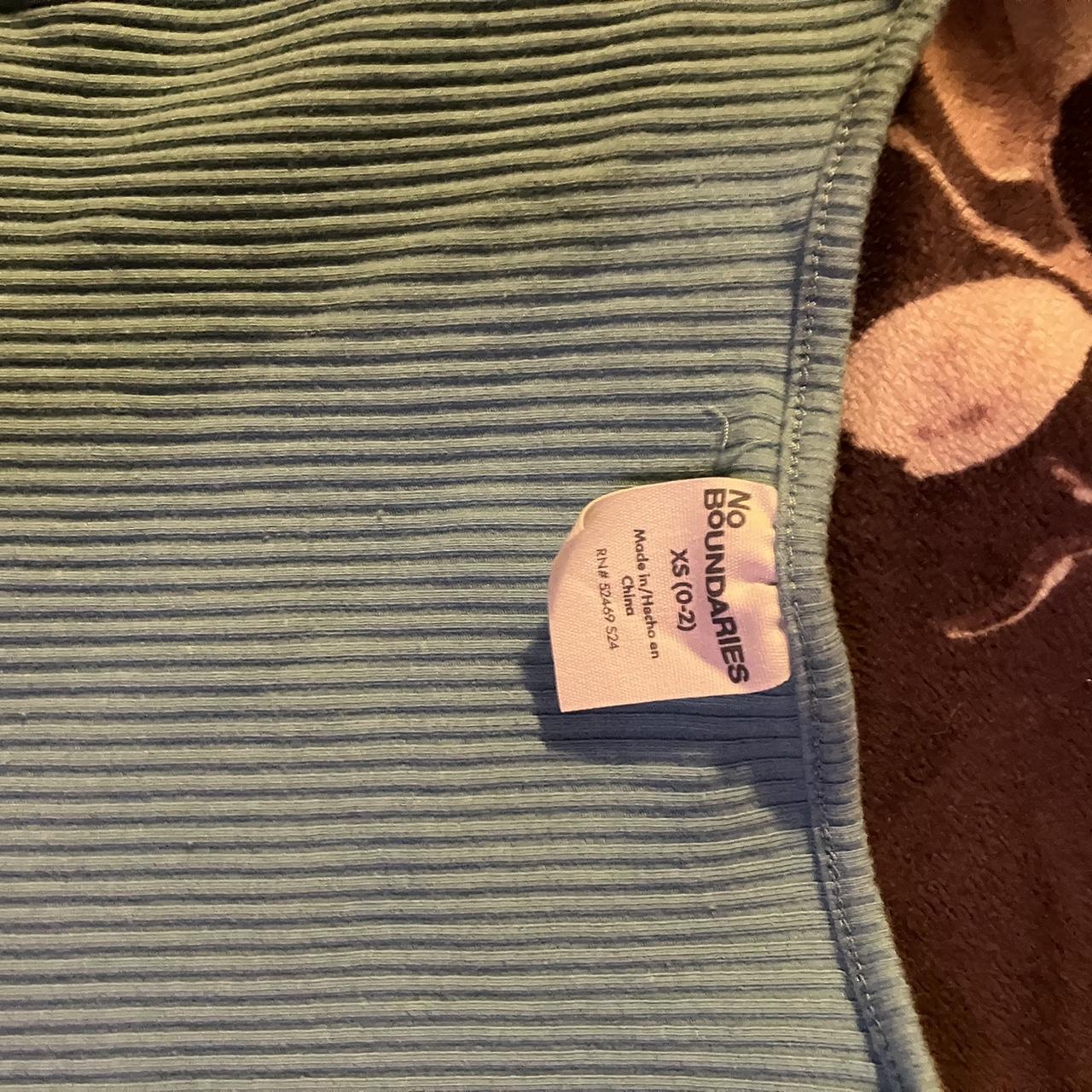 Super cute blue ribbed tank top size xs fits a small... | Depop