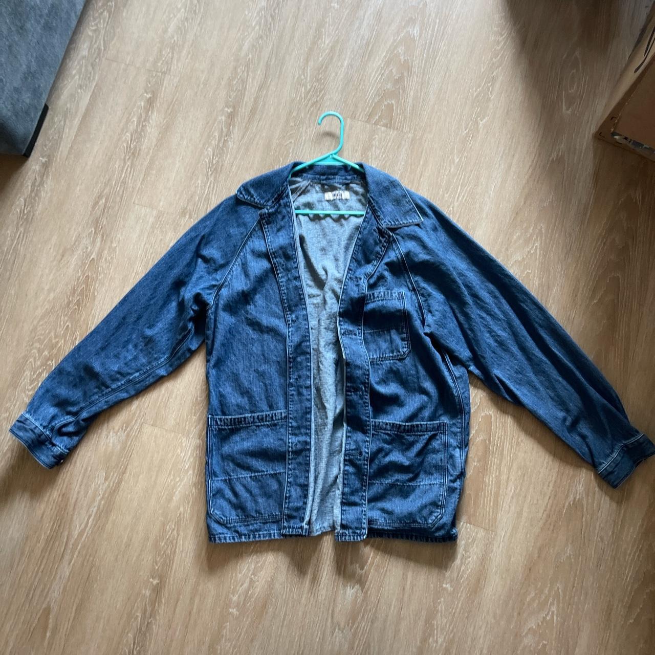 UNIQLO Men's Blue Jacket | Depop
