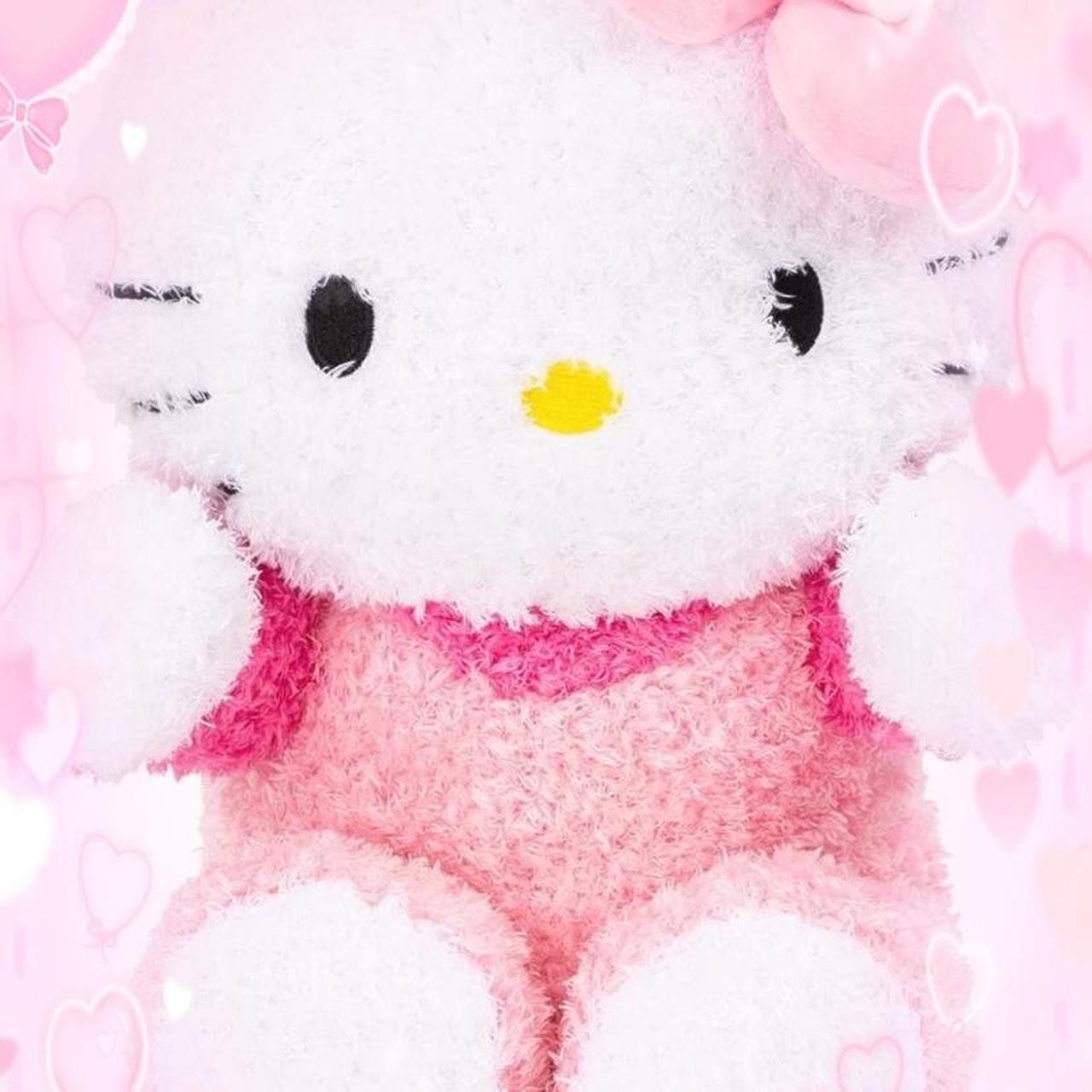 hello kitty fluffy weighted stuffed animals - Depop
