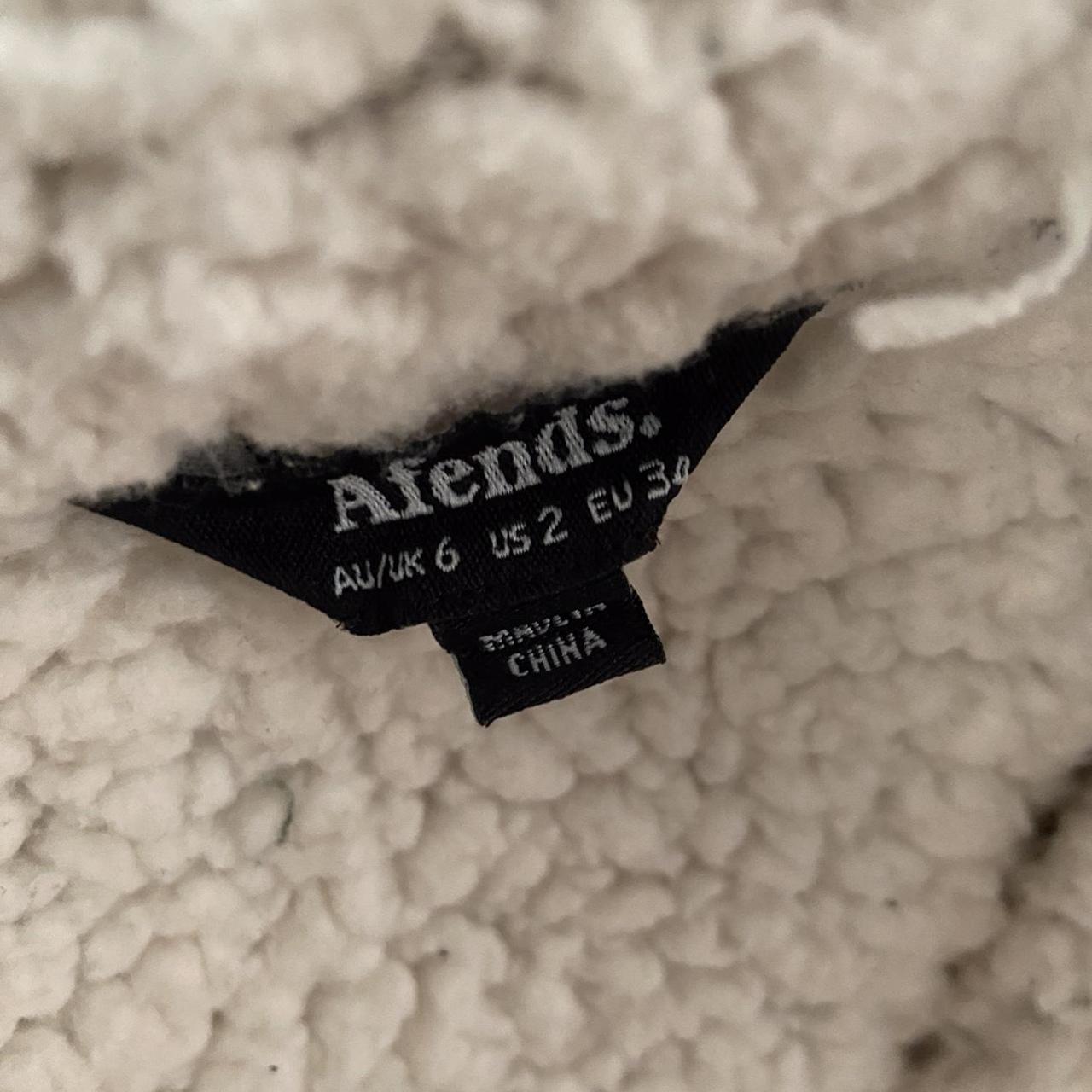 Afends olive green corduroy Sherpa jacket au size 6.... - Depop