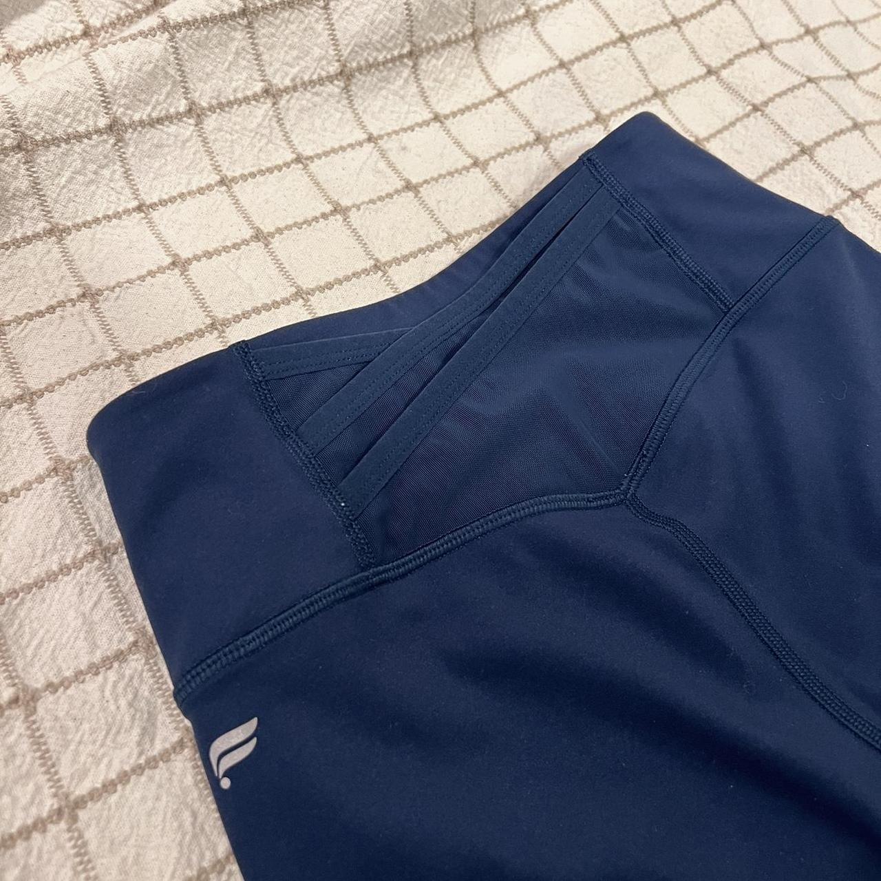 blue fabletics leggings barely worn really good... - Depop