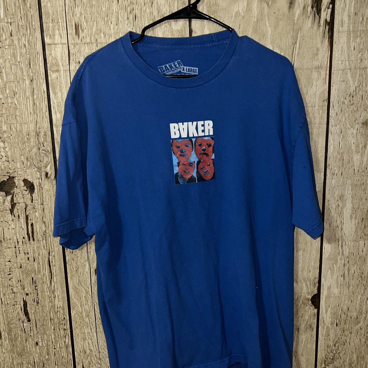 Baker skateboards tee Talking heads Size:... | Depop