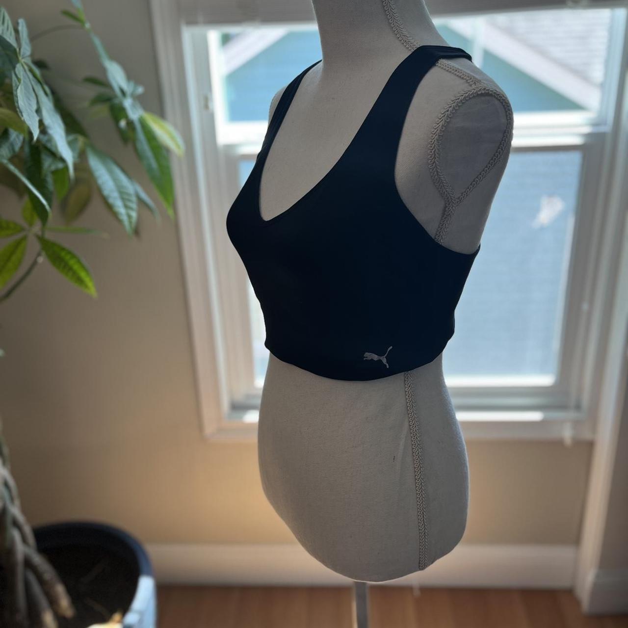 Puma cropped work out tank - Depop