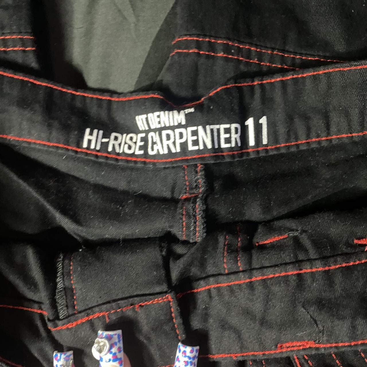 Emo Black and Red Hot Topic Tripp Pants #skater ... - Depop