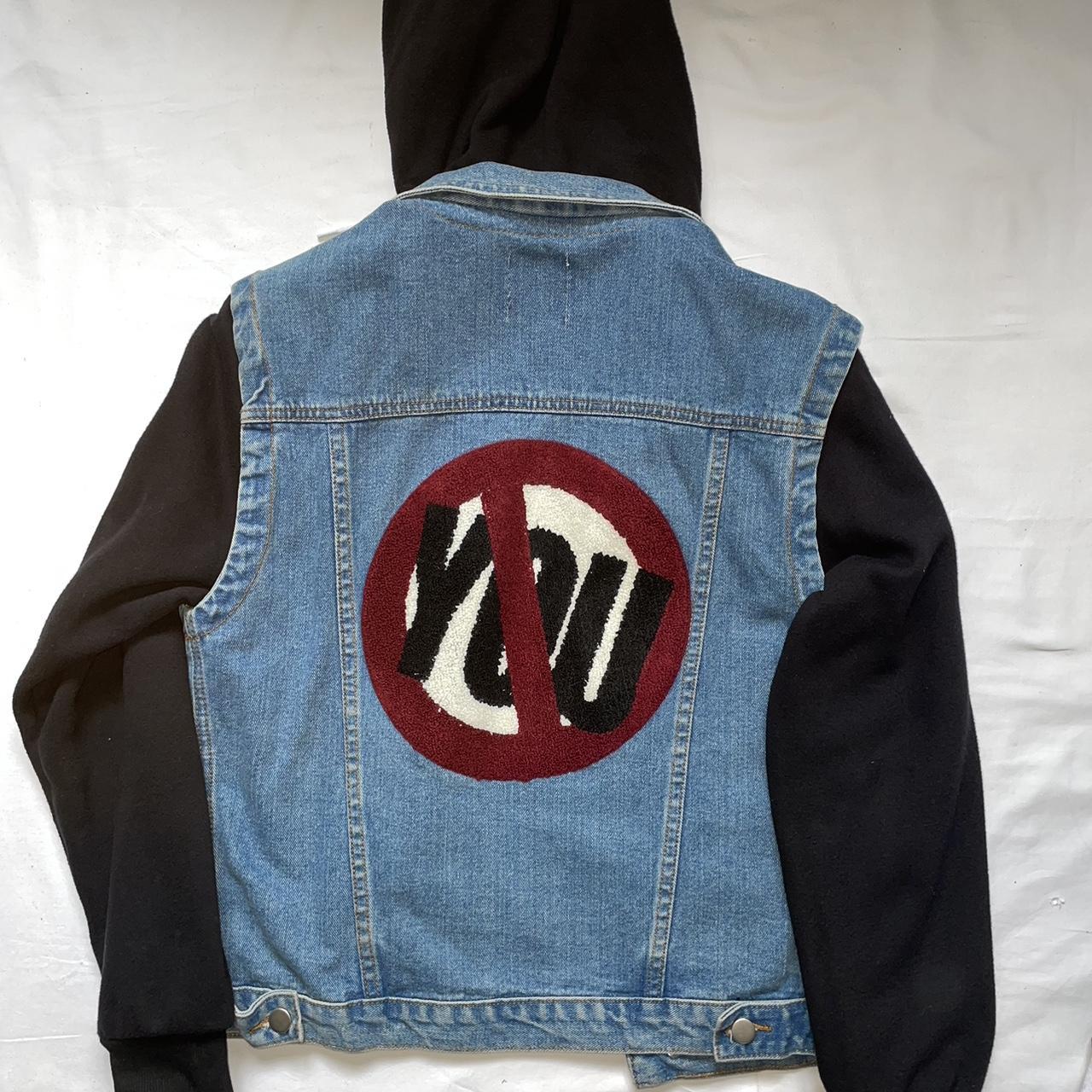 UNIF hooded denim jacket Suitable for UK sizes 8-10 - Depop