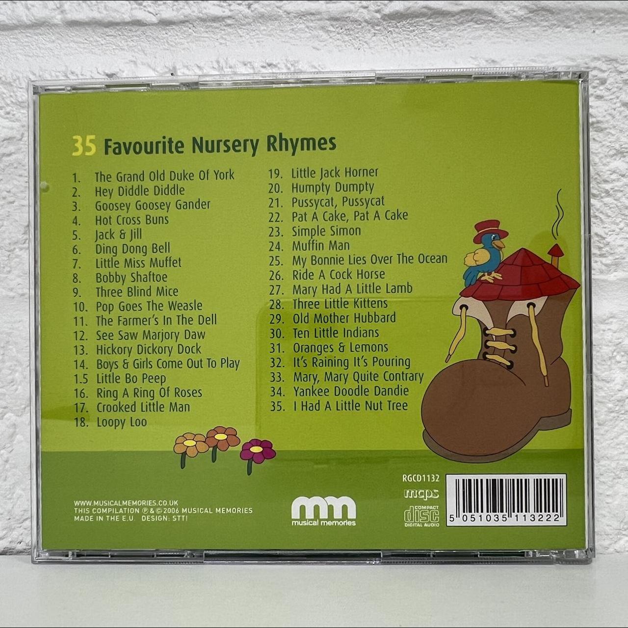 35 Favourite Nursery Rhymes CD Collection Album... - Depop
