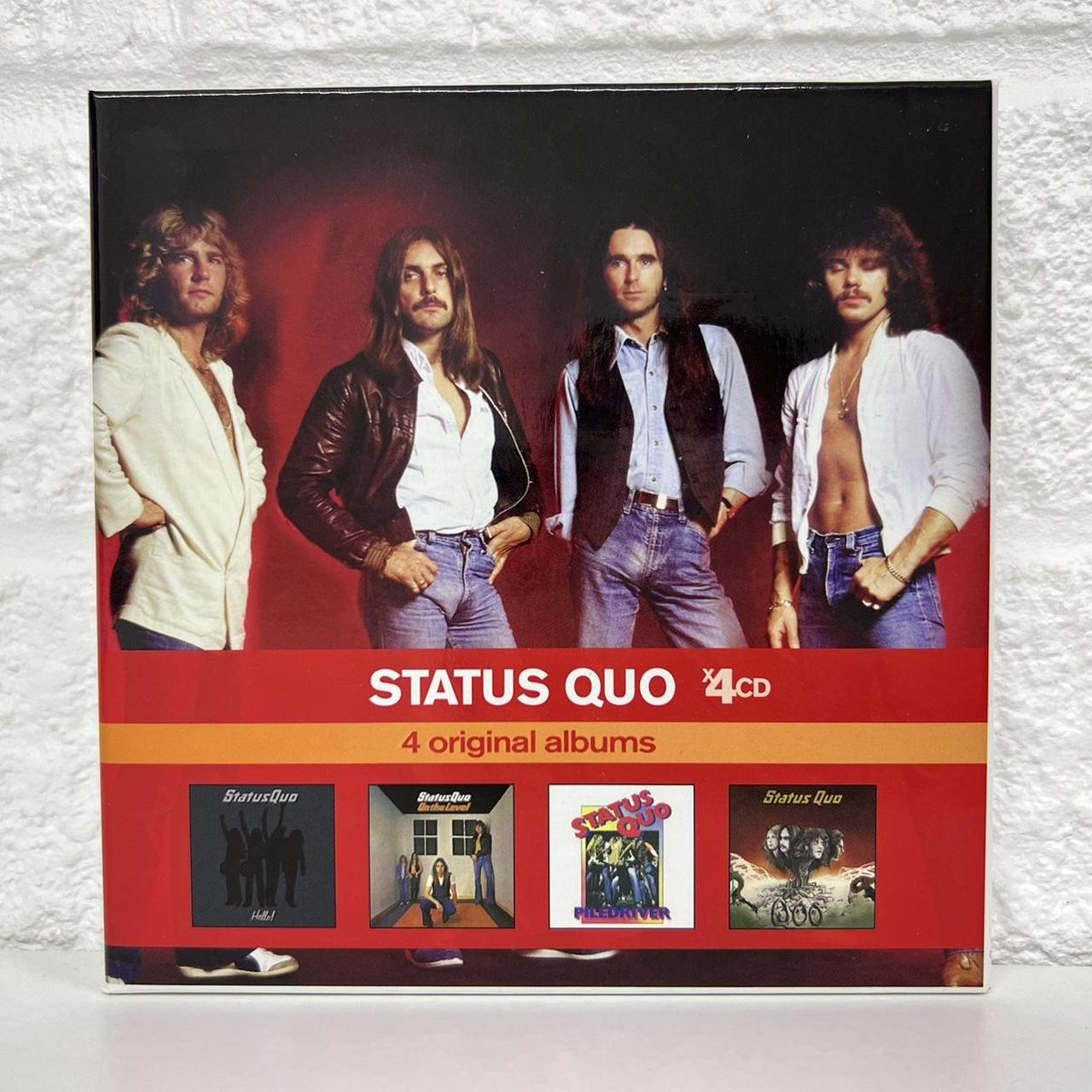 Status Quo CD Collection Box Set Of 4 CDs Album 4... - Depop