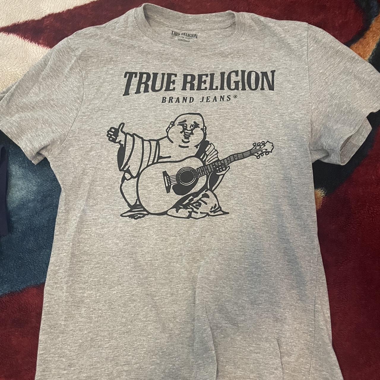 True Religion Men's T-shirt | Depop