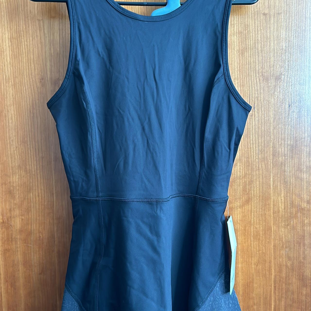 Lululemon Size 8 Black Dress Built in shorts... - Depop