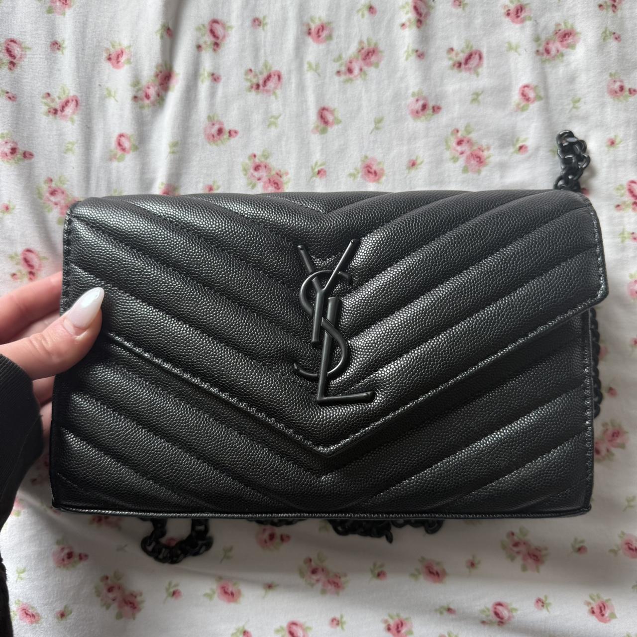 YSL caviar leather brand new purse. CUSTOM (d00p)... | Depop