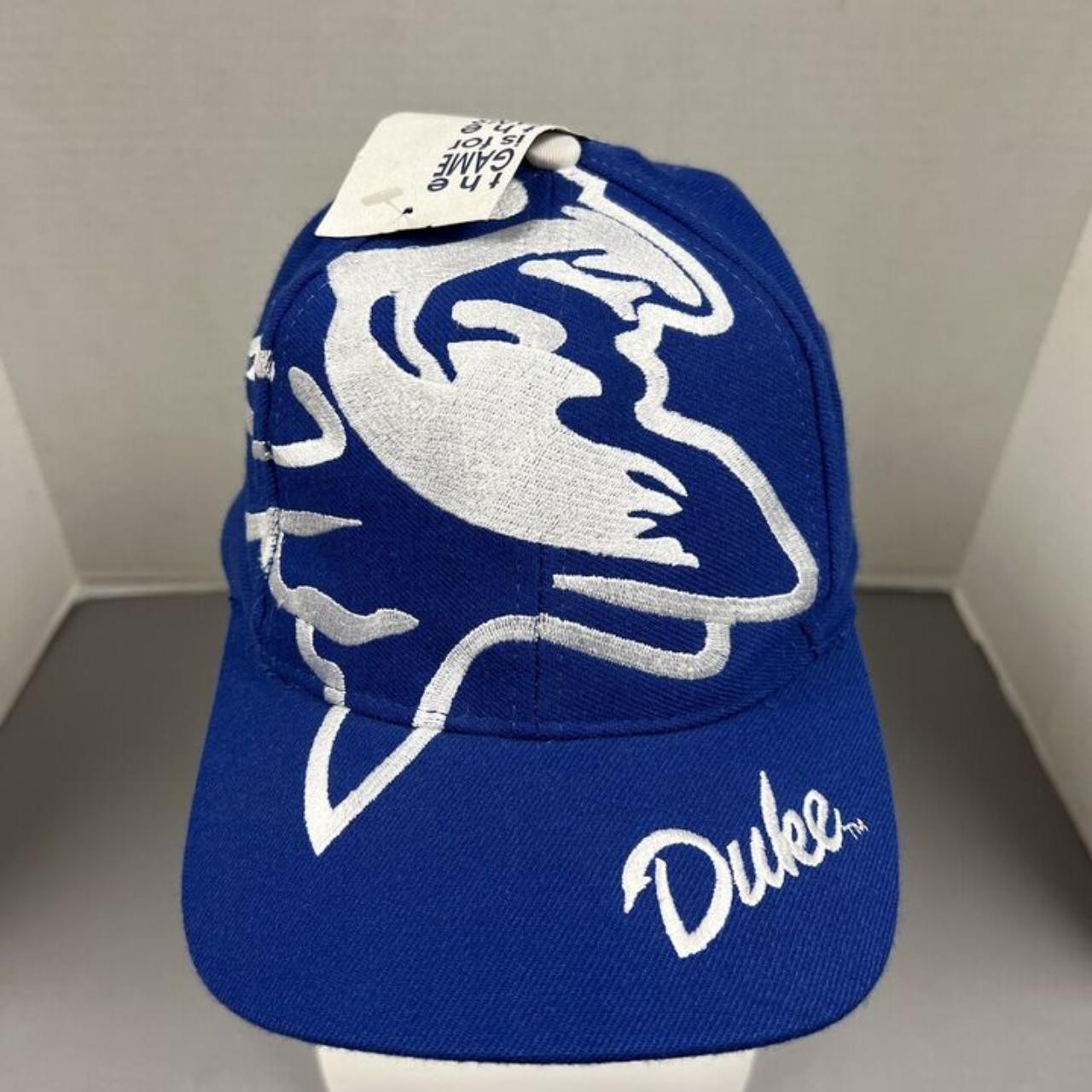 Vintage 90s Duke Blue Devils Hat Snapback Cap... - Depop